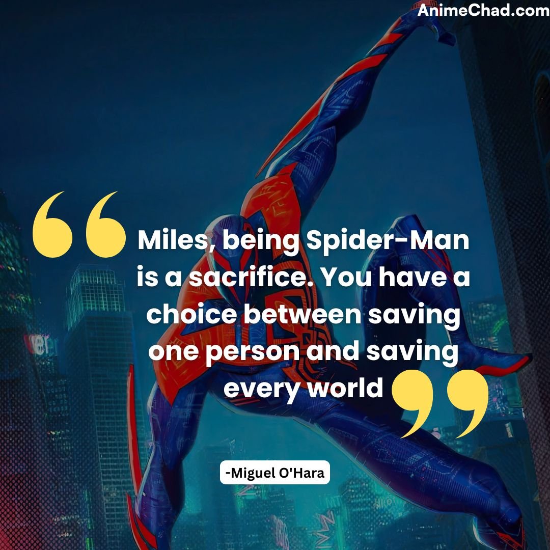 25 Iconic Spiderman – Across the Spider verse Quotes That We’ll Never ...